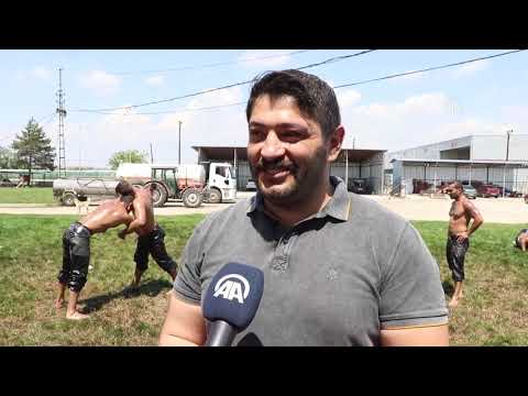 Edirneli pehlivanlar Kırkpınar'a hazırlanıyor