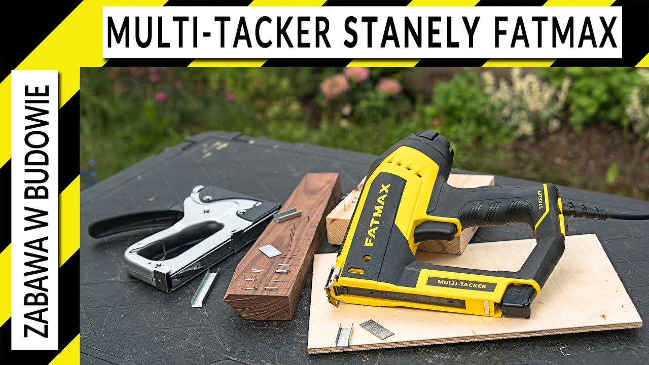 Multi-tacker Stanley Fatmax (gwoździarka elektryczna) - YouTube