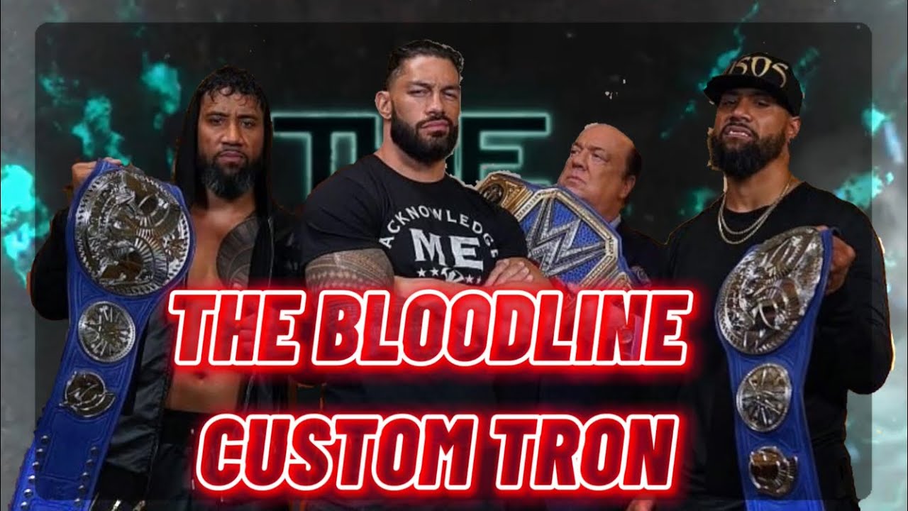ROBLOX WWE 2K21: The Bloodline Custom Tron Codes - YouTube