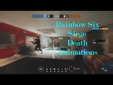 Rainbow Six Siege All Death Animations - YouTube