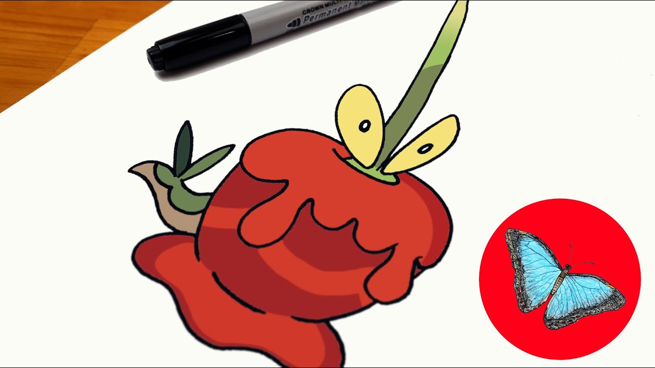 How To Draw Pokemon - Dipplin - YouTube