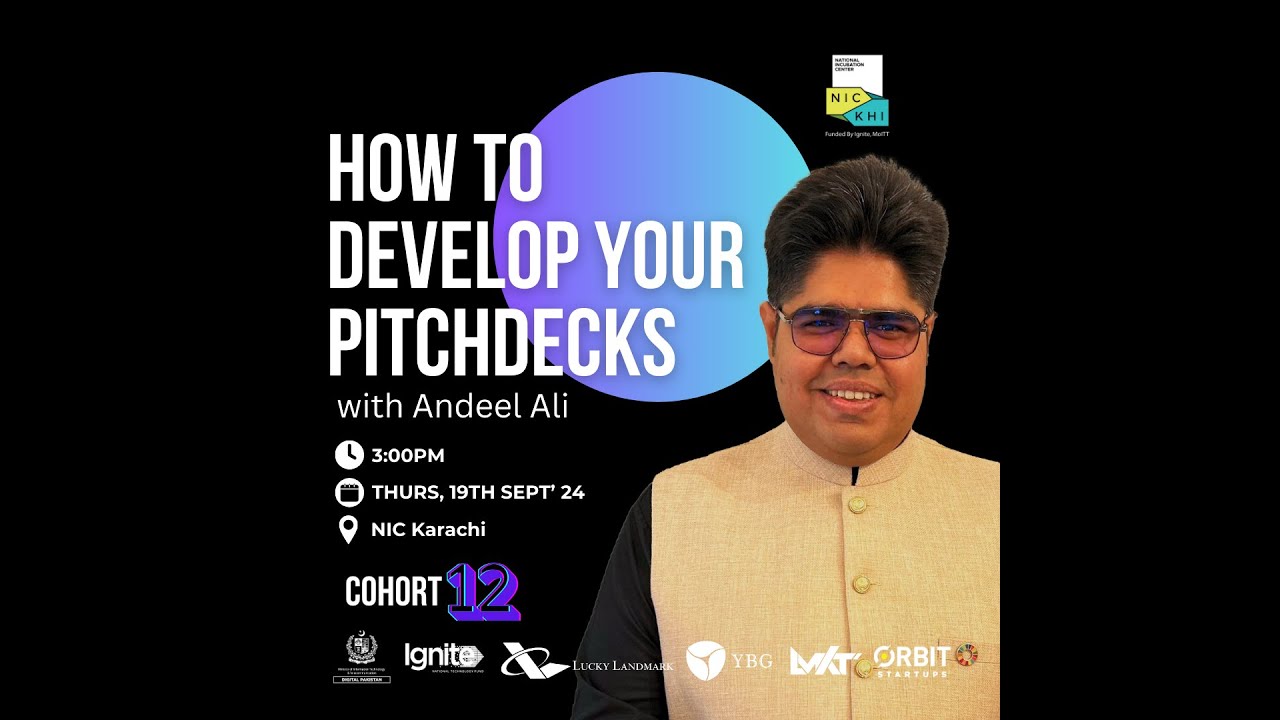 How to Develop a Pitchdeck with Andeel Ali | Cohort 12 - YouTube