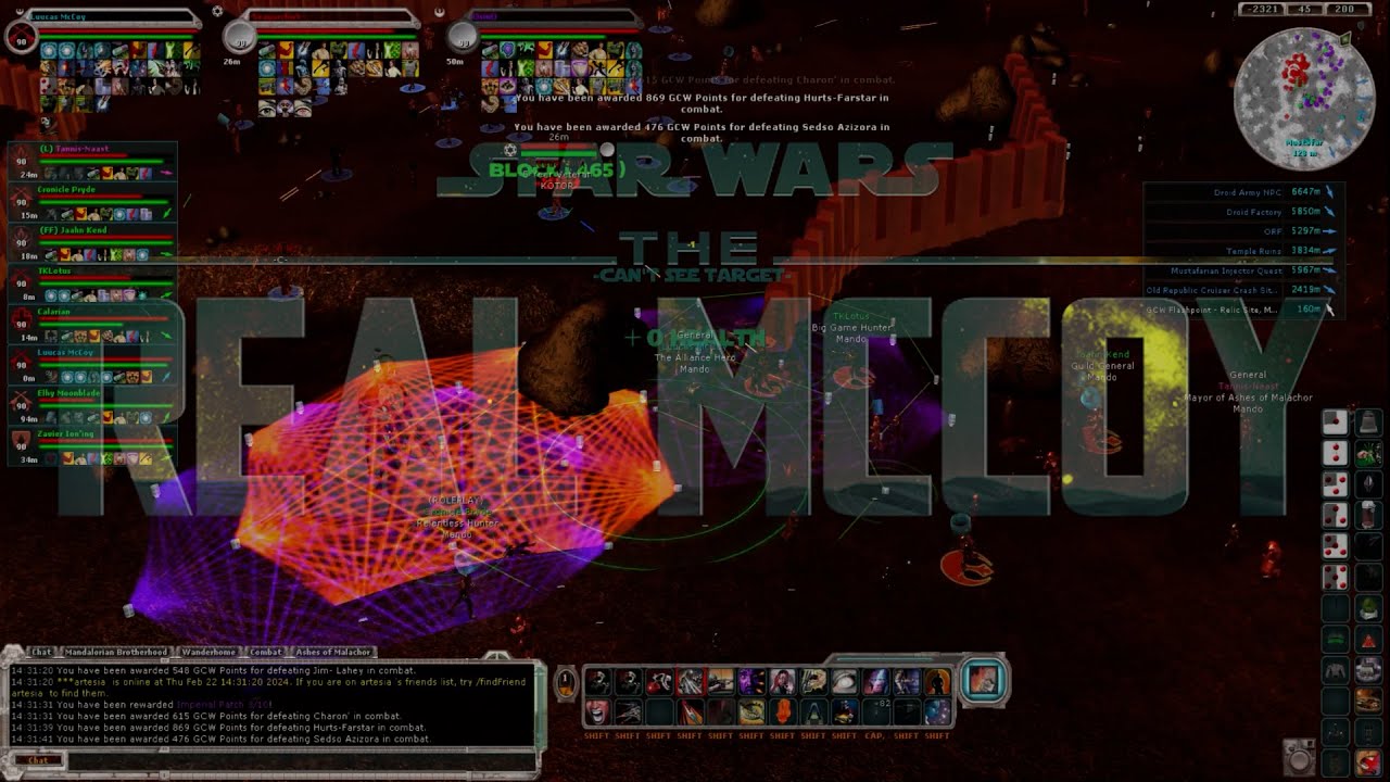 Massive Rebel vs. Imperial Battle on Mustafar | SWG Legends - YouTube