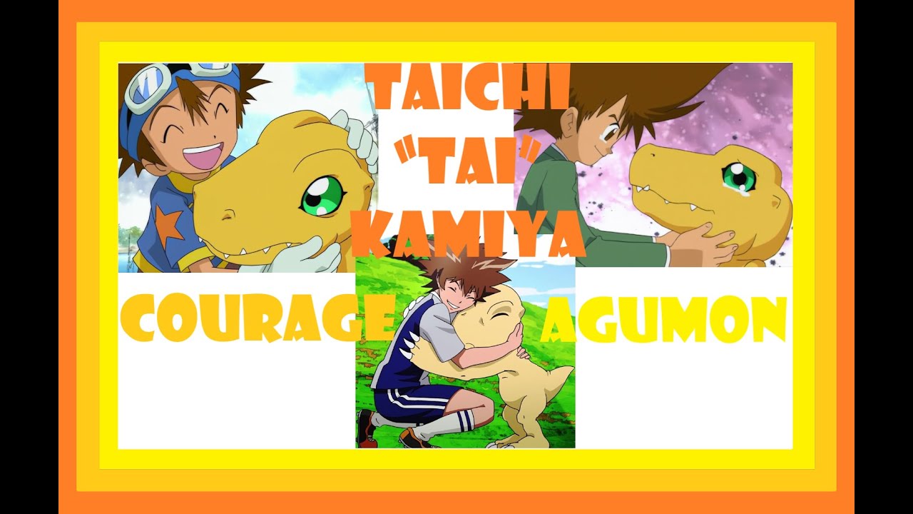 Digimon Adventure: Taichi “Tai” Kamiya - Courage - Agumon - YouTube
