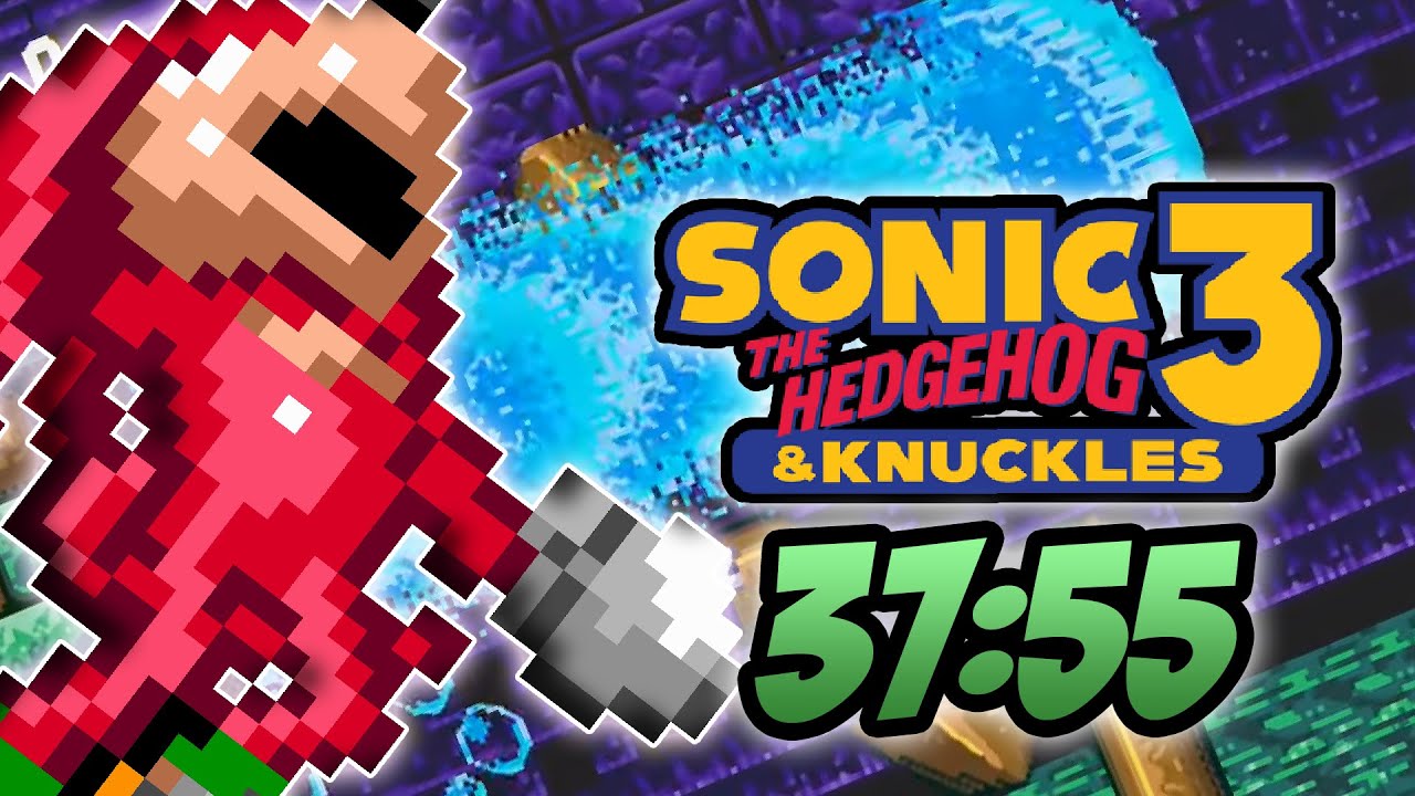Sonic 3 & Knuckles | Knuckles Glitchless Speedrun In 37:55 RTA-TB - YouTube