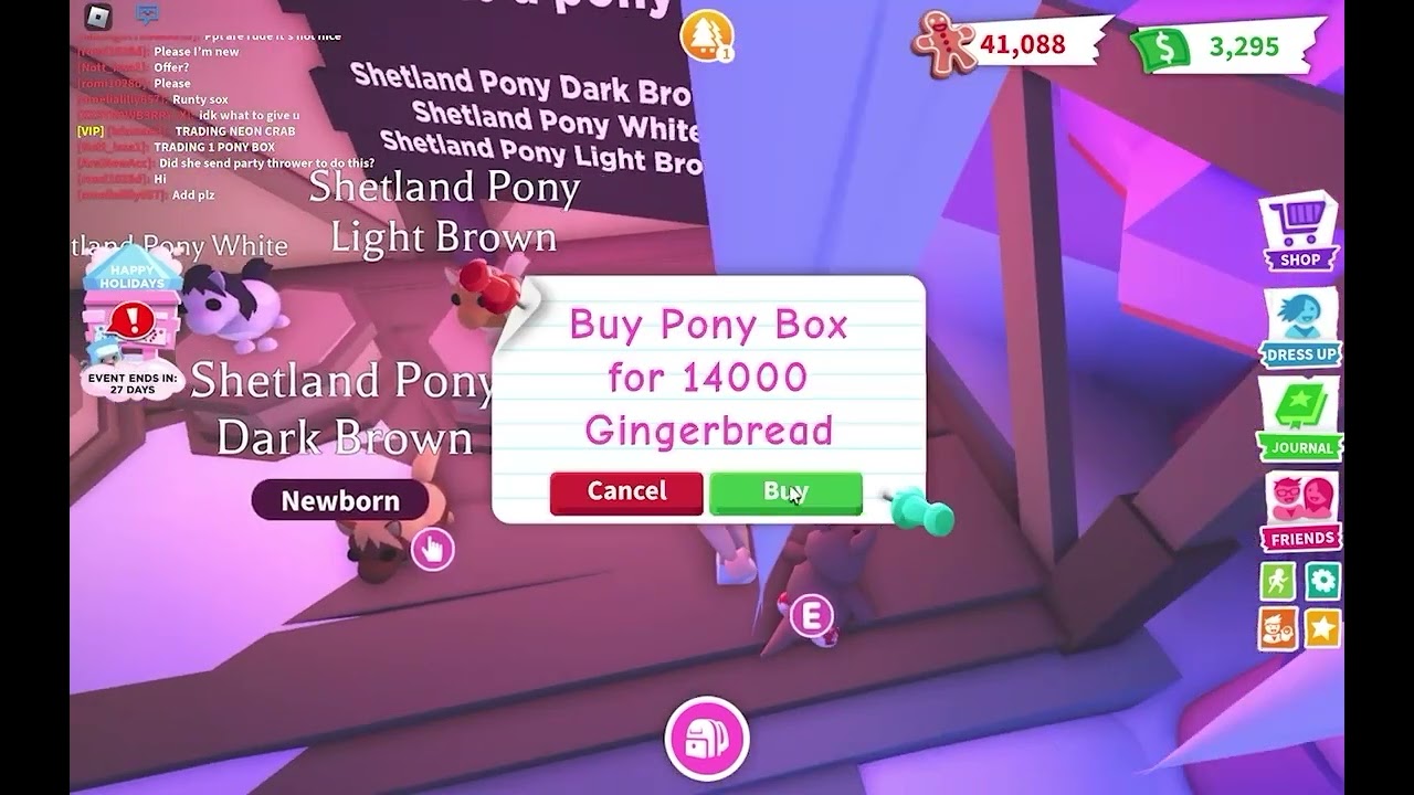 OPENING THE NEW ADOPT ME PONY BOX. - YouTube