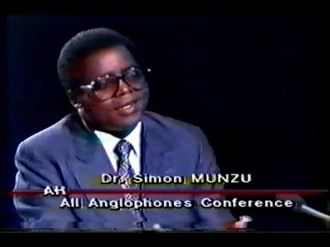 Dr Simon Munzu on the Anglophone problem 25 years ago: integrity and consistency - YouTube