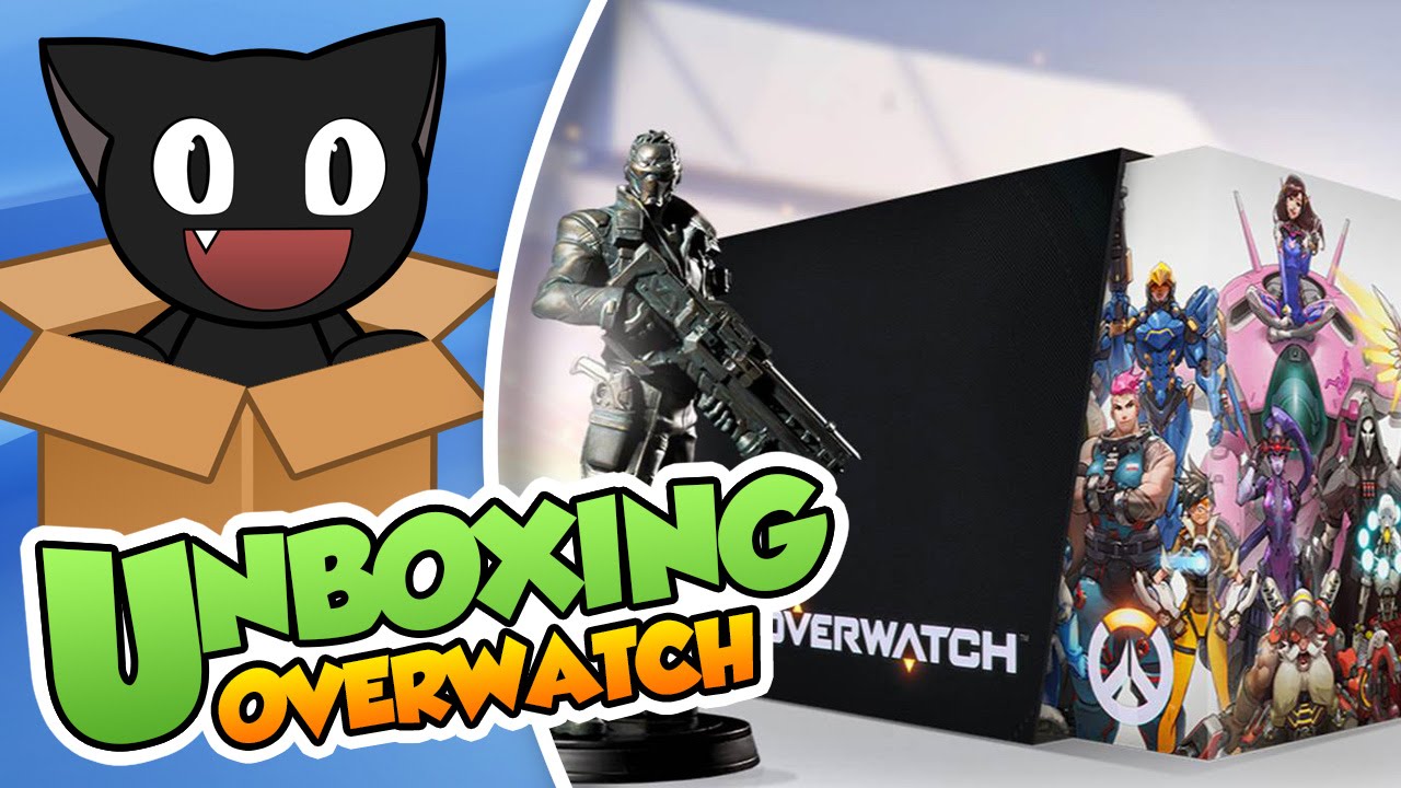 Unboxing Overwatch Edición coleccionista (PS4) Origin Collector Edition ...