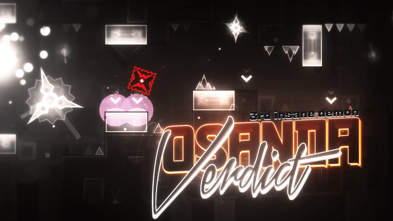 (3RD INSANE DEMON) Osanda Verdict by V1tchrose & more | Geometry Dash - YouTube