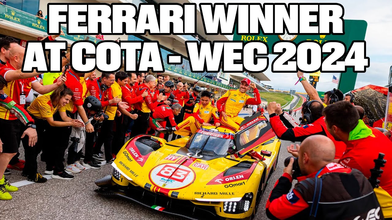 HOW FERRARI WON AT COTA WITH THE CAR 83 AT COTA? LONE STAR LE MANS RACE ...