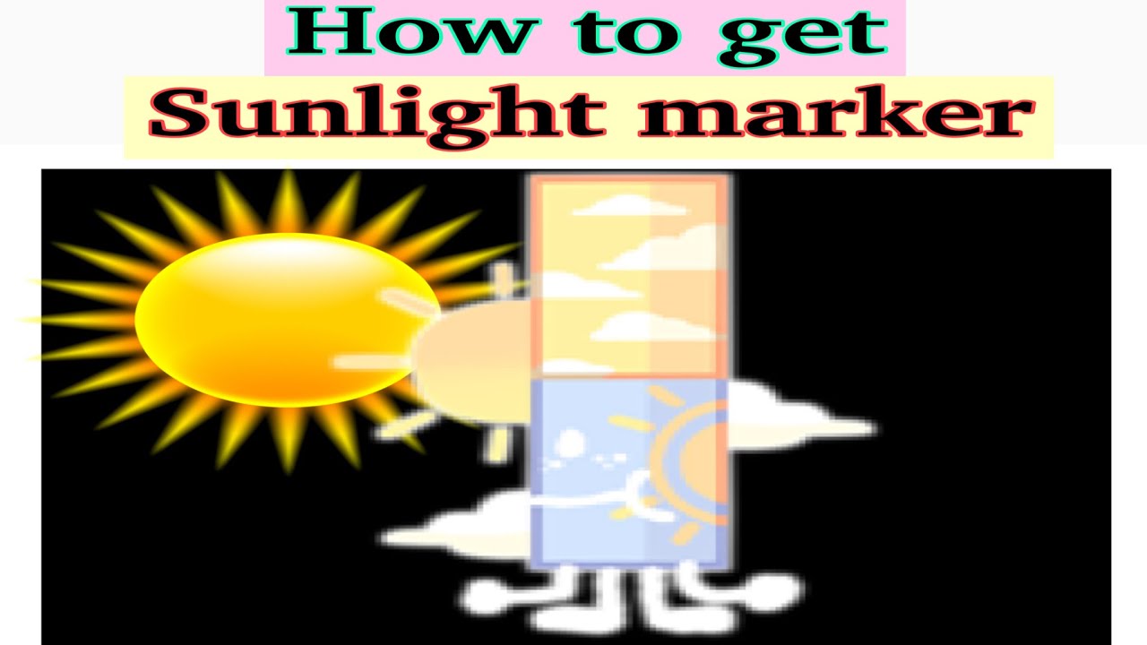 Hoq to get sunlight marker | new marker | find the markers | @Roblox ...