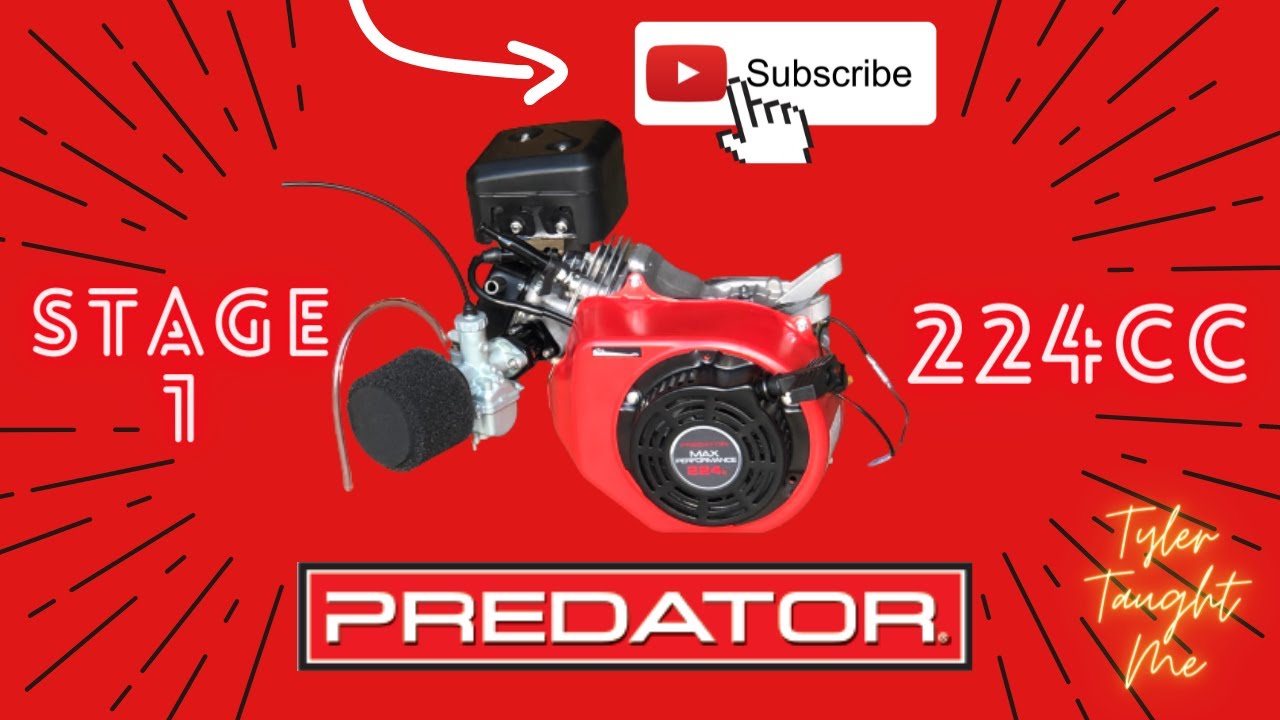 Predator 224cc Max Performance (Stage 1) - YouTube