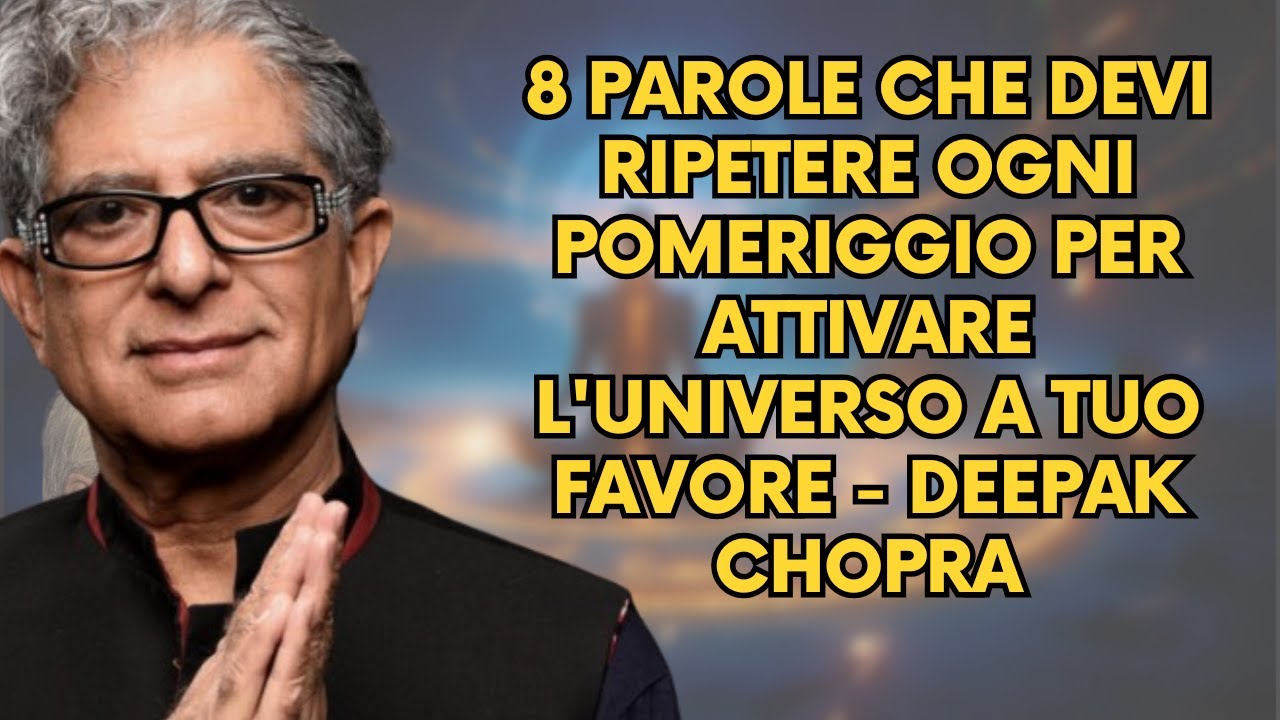 8 parole che DEVI ripetere ogni pomeriggio per attivare l'universo a ...