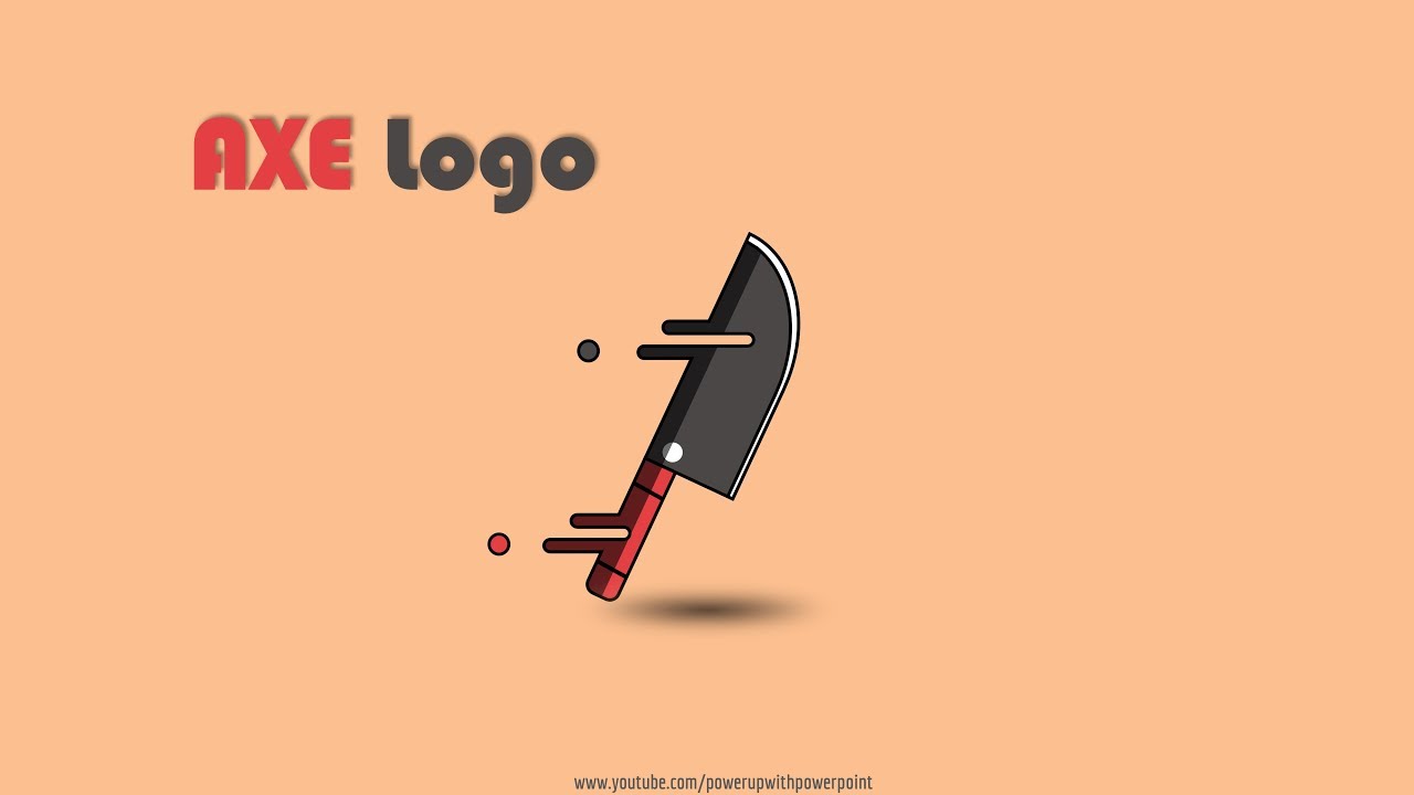 25.Design AXE|KNIFE logo in PowerPoint|Powerpoint Infographics|Graphic ...