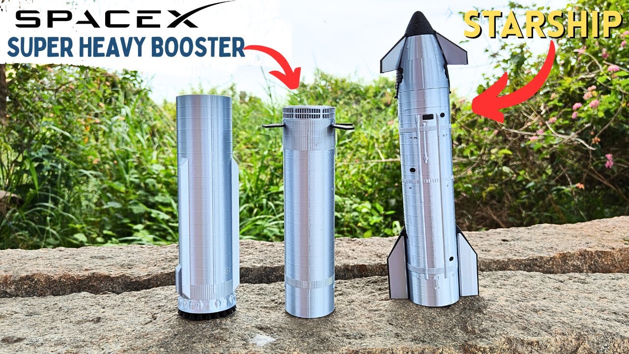 SpaceX Starship Super Heavy Booster 3D print | Part 2 - YouTube