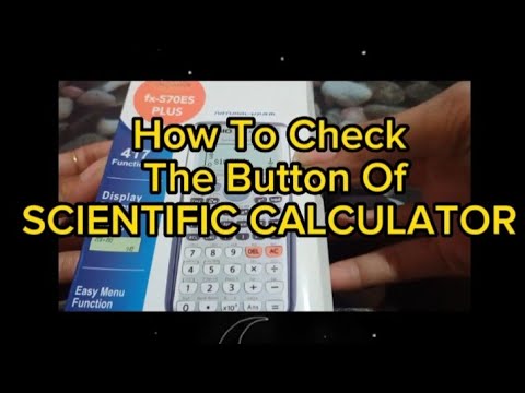 How To Check The Buttons Of Scientific Calculator |Casio|JGL - YouTube