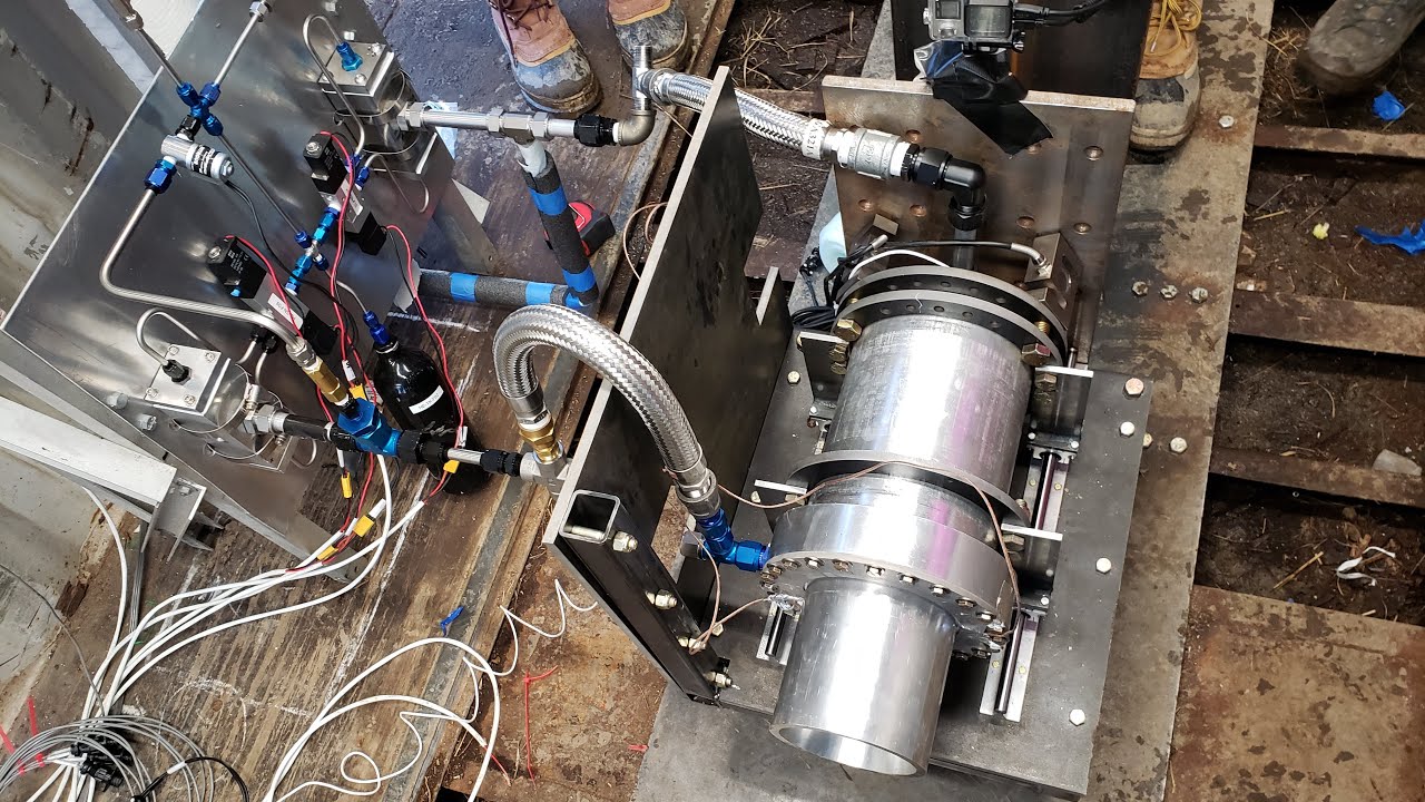 Day 2: Rocket Engine Cold Flow - YouTube