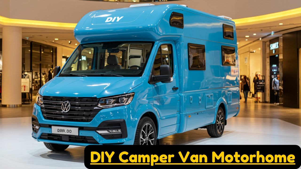 DIY Camper Van Motorhome Tour | 4x4 Off-Grid Van Life Build with Luxury ...