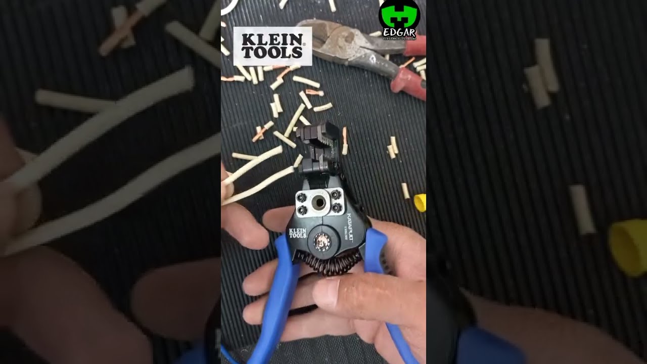 Pinzas Pelacable Katapult klein Tools 11063W - YouTube