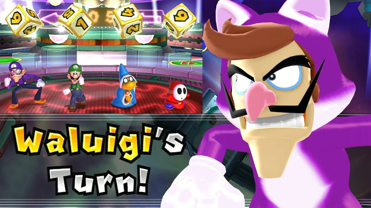 Mario Party 9 Solo Mode Waluigi Bowser Station Part 6 #370 - YouTube