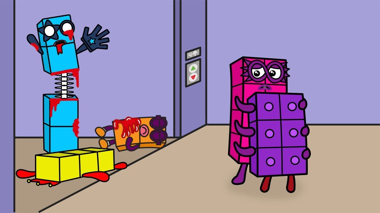 Numberblocks 2 & 3's Battle Against Zombie 5! - Numberblocks Fanmade ...