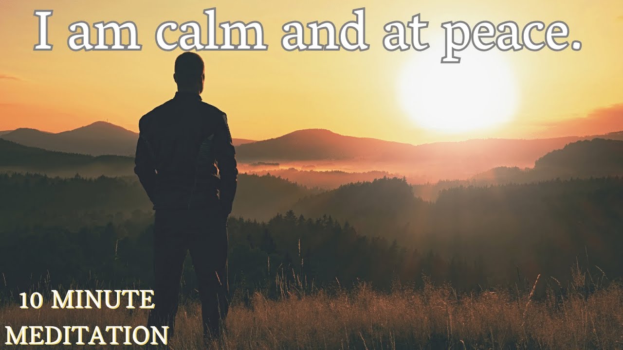 I am calm and at peace - Guided Meditation for Life - YouTube
