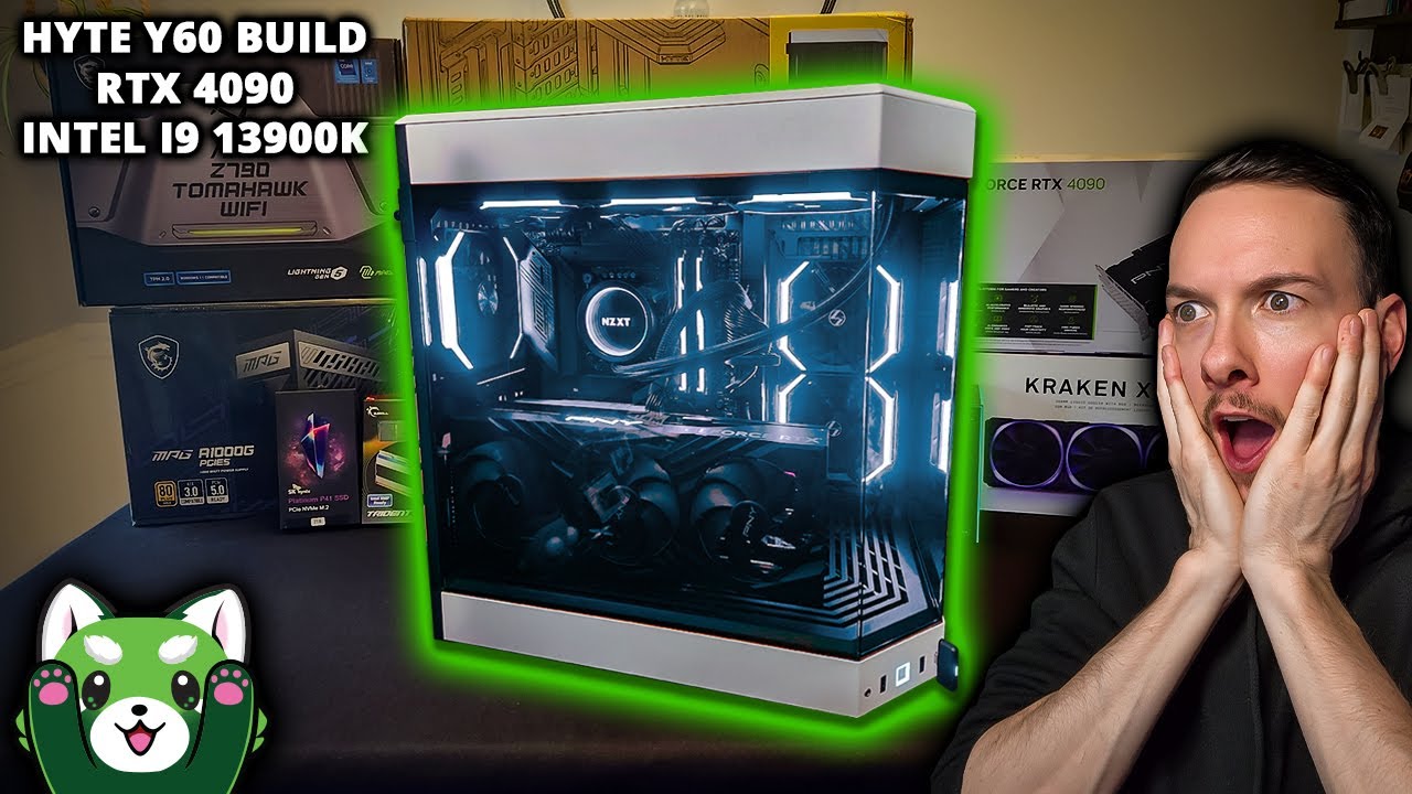 RTX 4090 And I9 13900k OVERKILL BUILD New PC Build Hyte Y60 YouTube