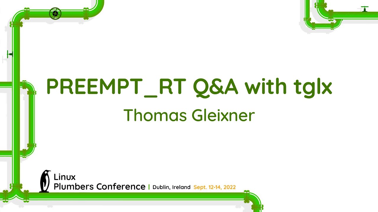 PREEMPT_RT Q&A with tglx - Thomas Gleixner - YouTube