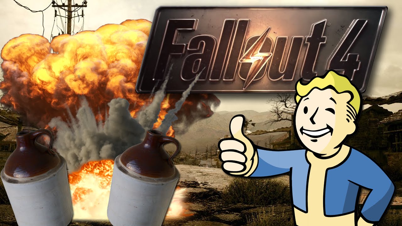 Fallout 4 - Secret Moonshine Operation Explosion!! - YouTube