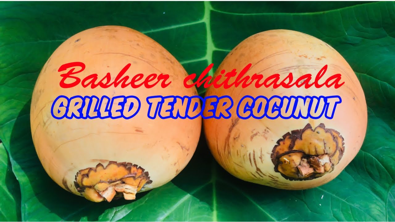 Grilled tender cocunut….🌴 ️🌴. Basheer chithrasala , - YouTube