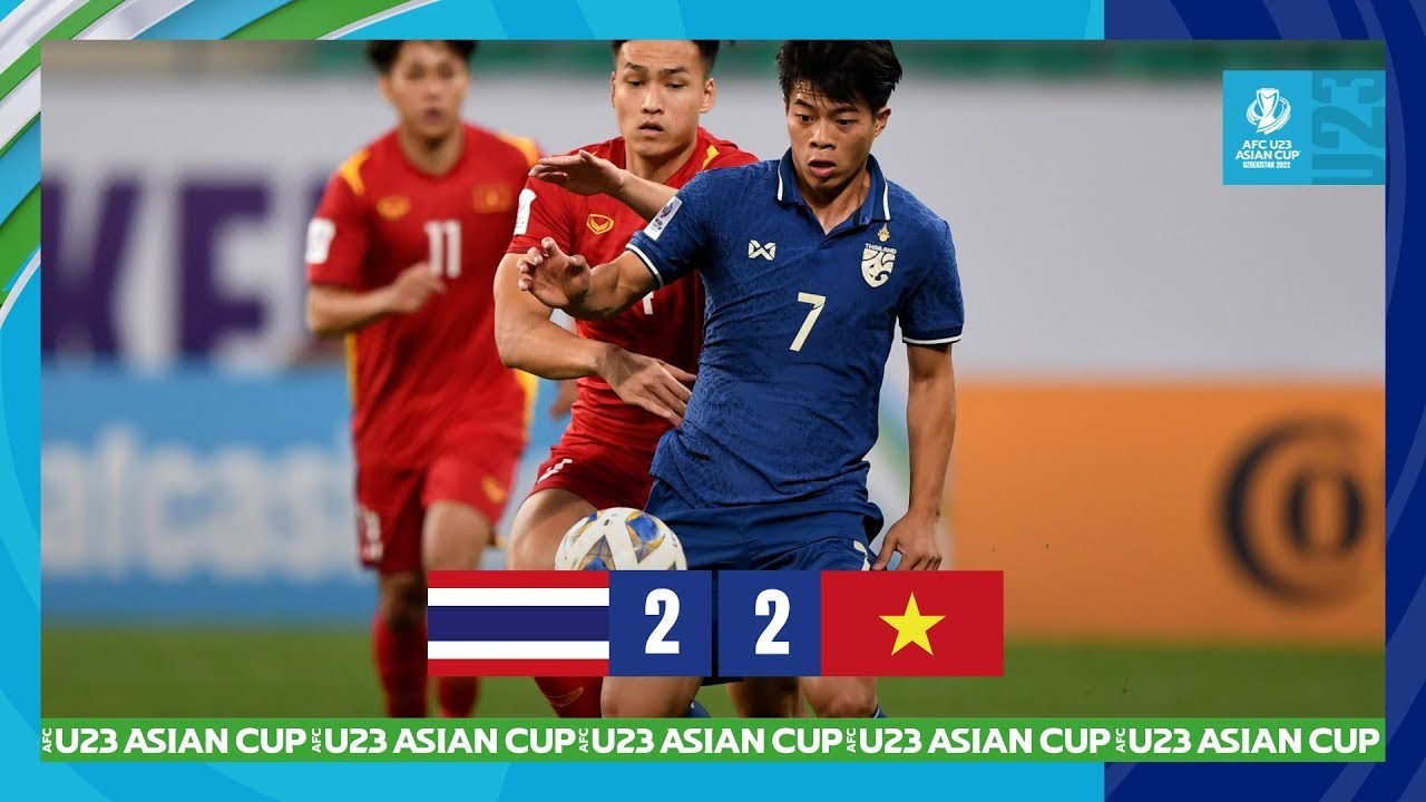 VTV6 - Highlights U23 Việt Nam 2-2 U23 Thái Lan | Bảng C - VCK U23 Châu Á AFC - YouTube