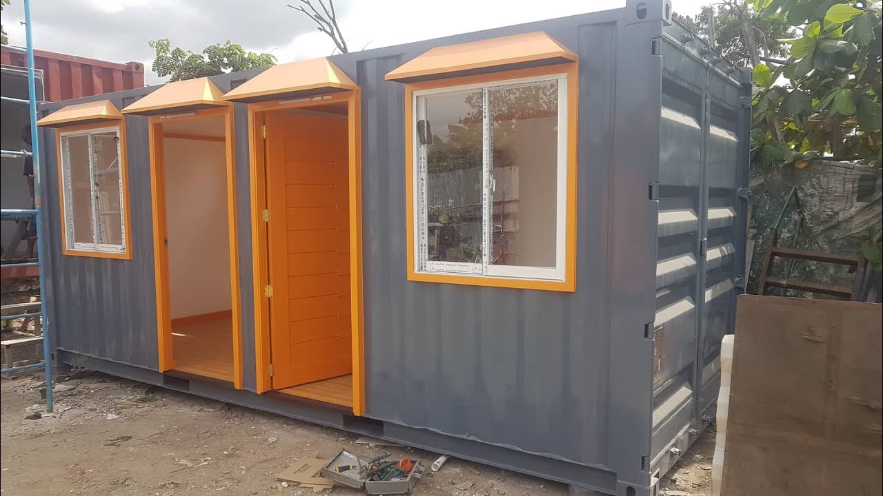 Our Modified Container Office Van and Stock Room | Shipping Container ...