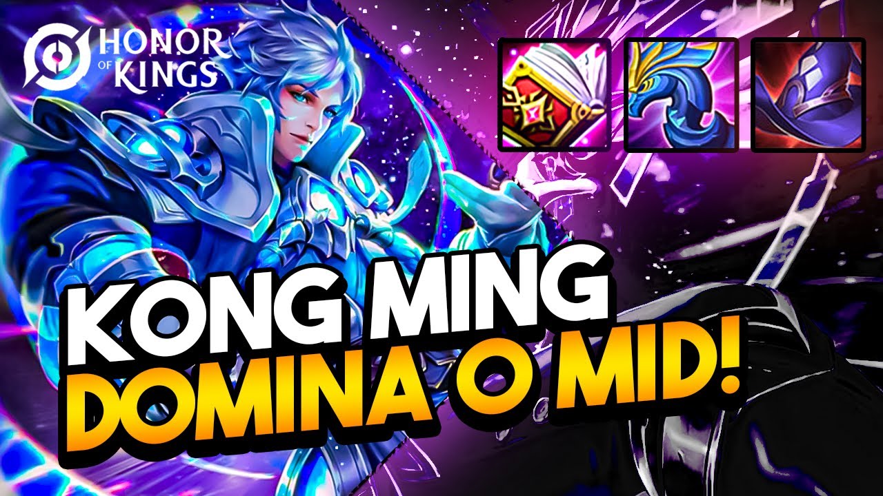 KONG MING tá INVENCÍVEL no MID │HONOR OF KINGS - YouTube
