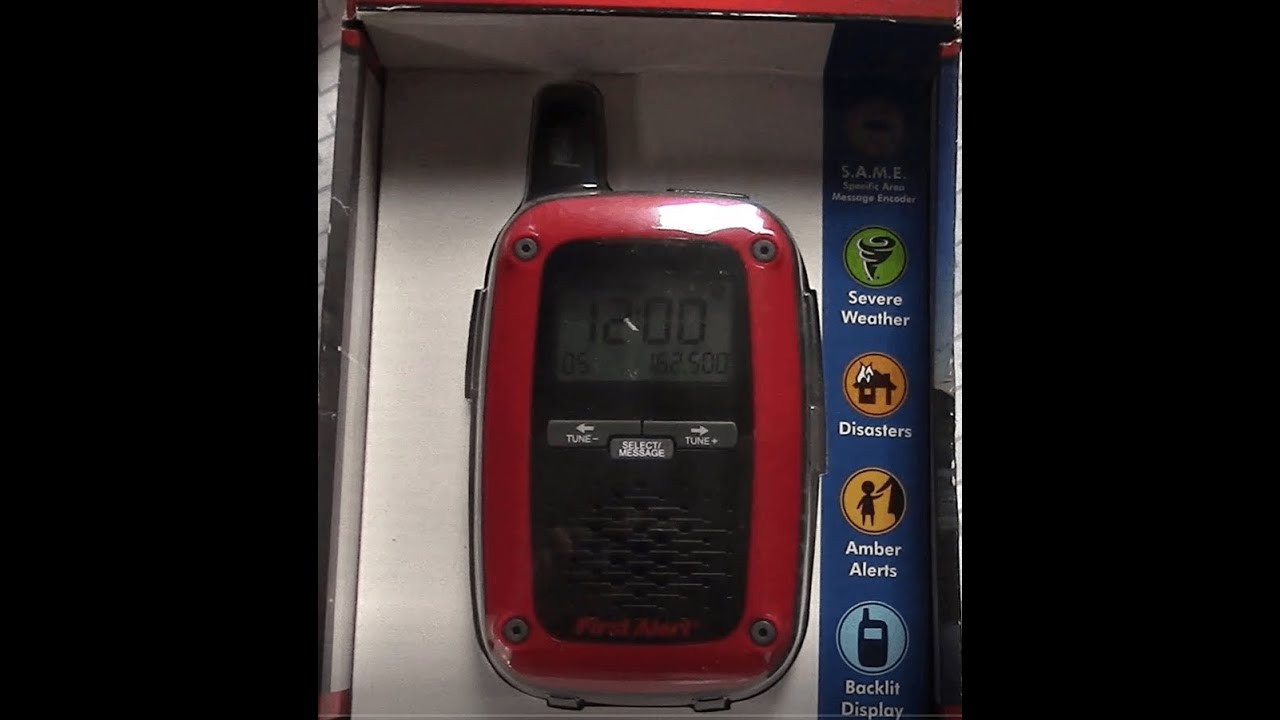 RARE! Unboxing and Setup of the First Alert SFA1135 Portable Handheld ...