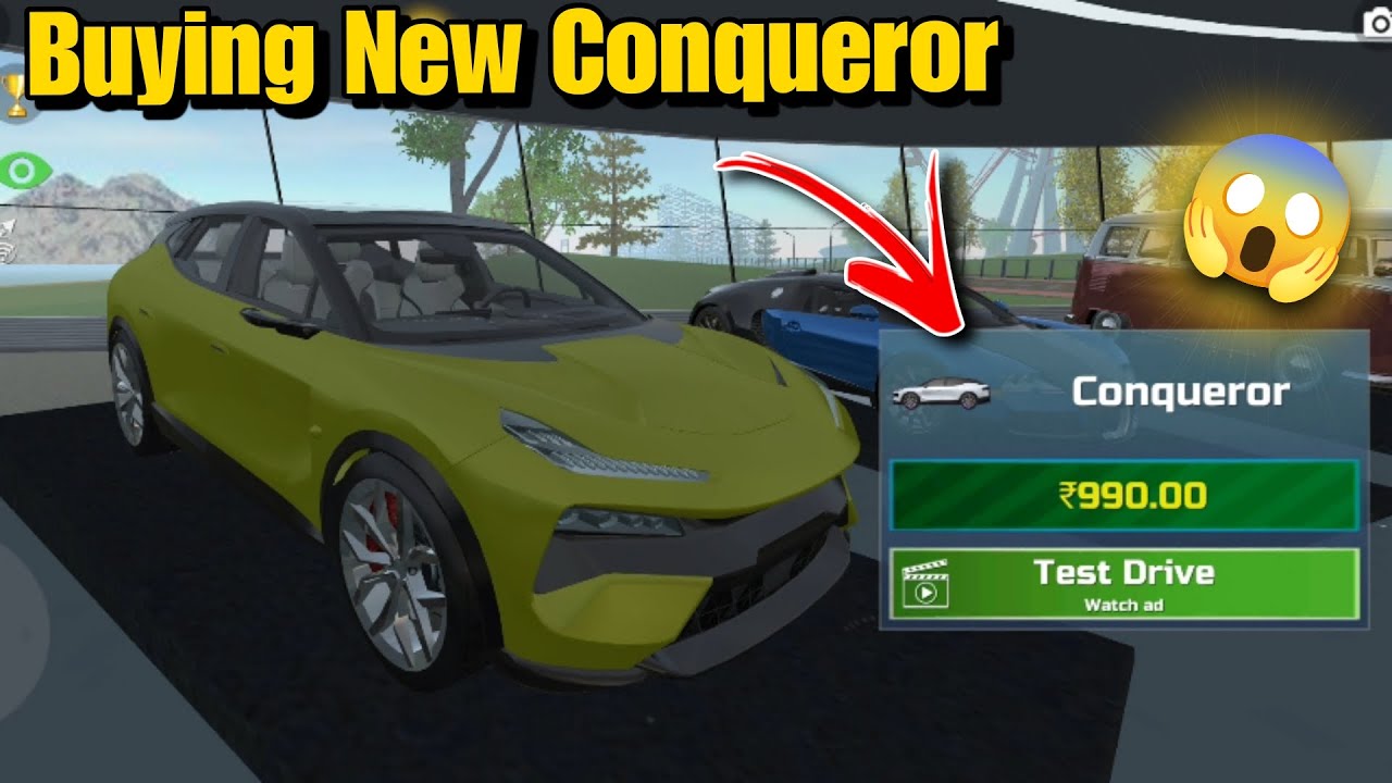 Buying New Conqueror ₹990 😱 | Car simulator 2 - YouTube