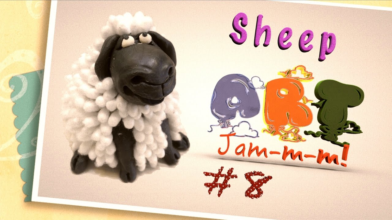 How To Make a Sheep by Modeling clay | Craft activities | Play doh For ...