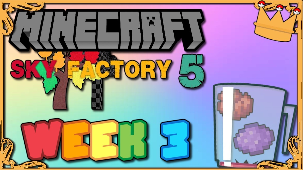 Minecraft: Sky Factory 5 - Week 3 PART 2 - YouTube