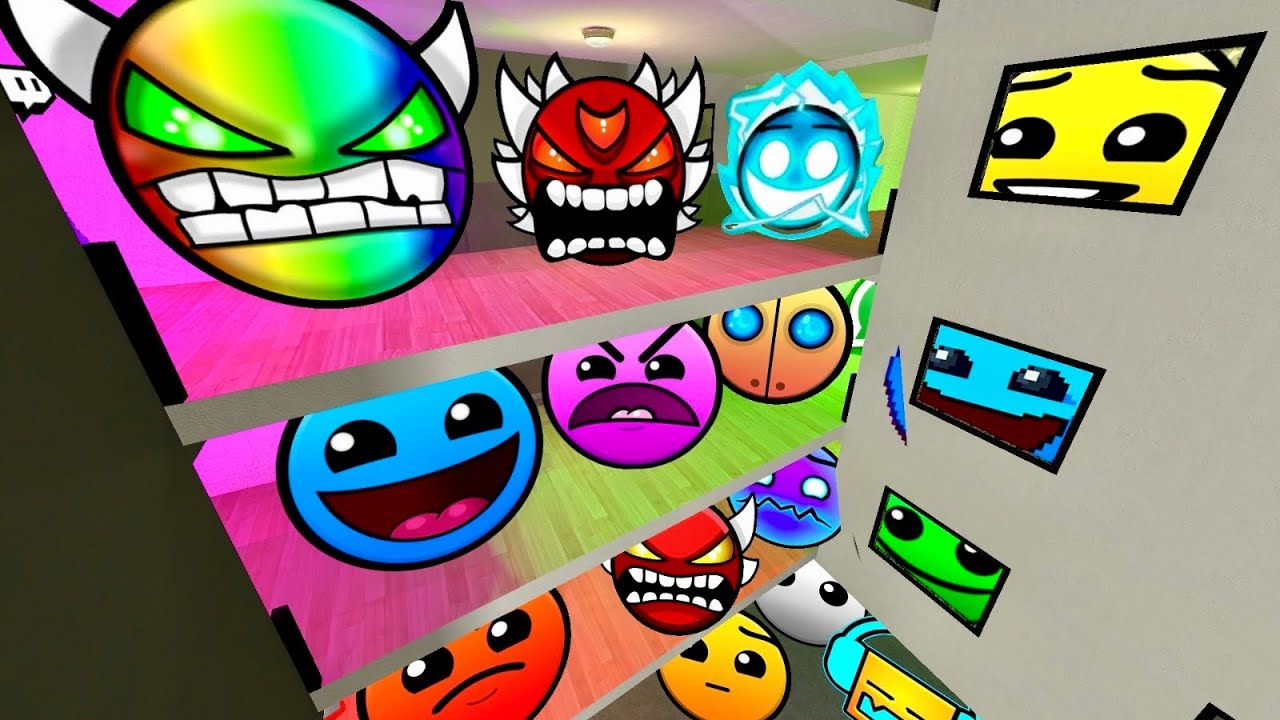 Geometry Dash And Lobotomy Dash Nextbot Gmod - YouTube