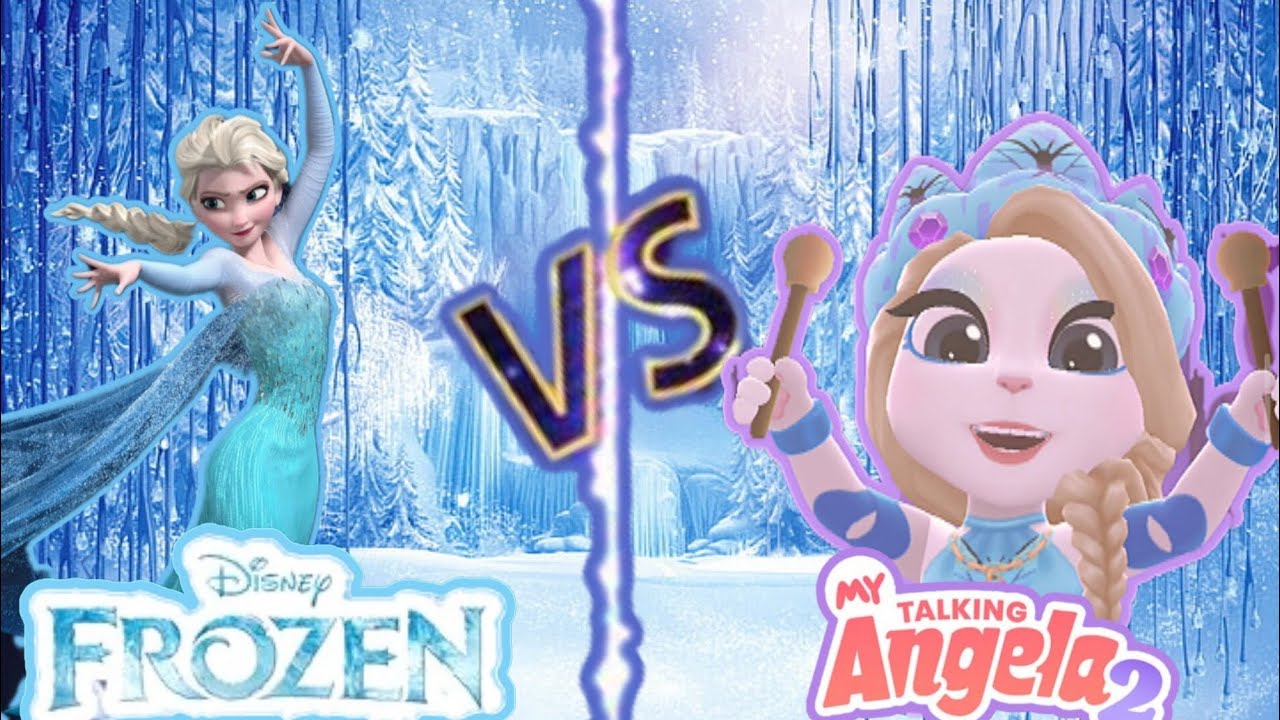 My Talking Angela 2 | Frozen Elsa 🆚 Angela | #cosplay 💄😻💅| New Update ...