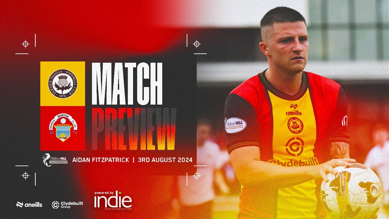 Greenock Morton Preview: Aidan Fitzpatrick - 3rd August 2024 - YouTube