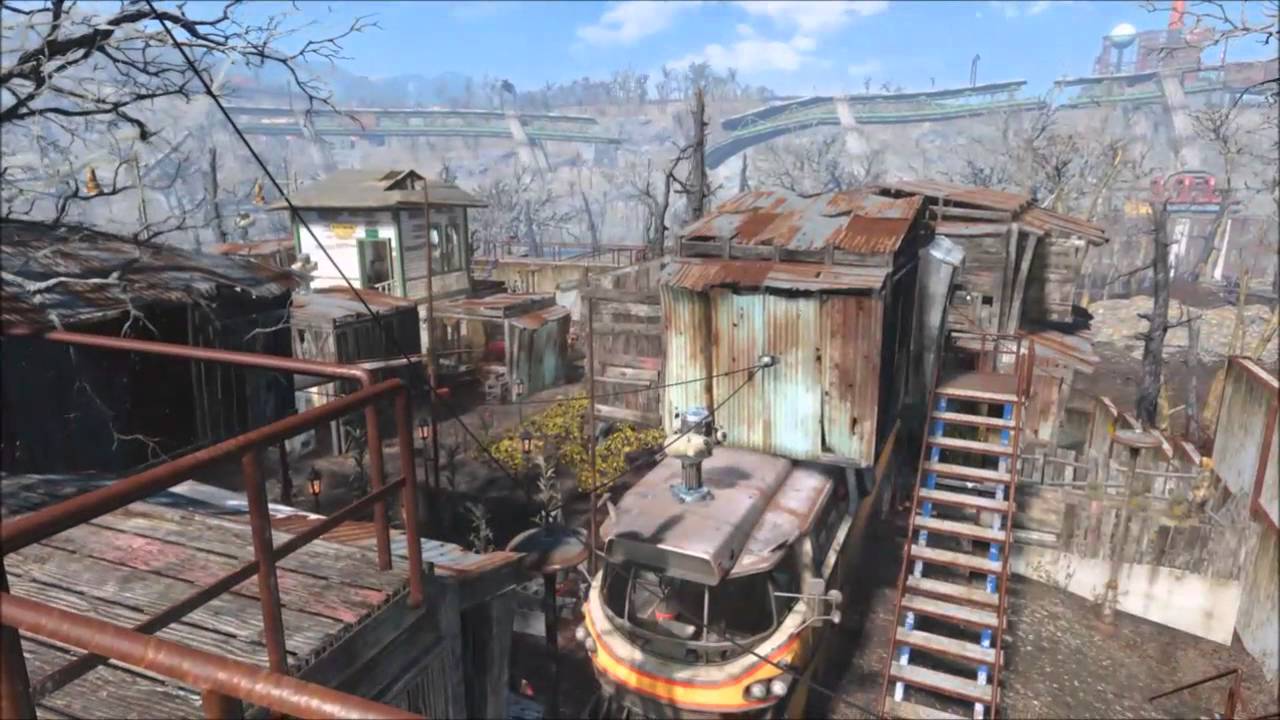 Fallout 4 Settlement: Oberland Farmers Market - YouTube