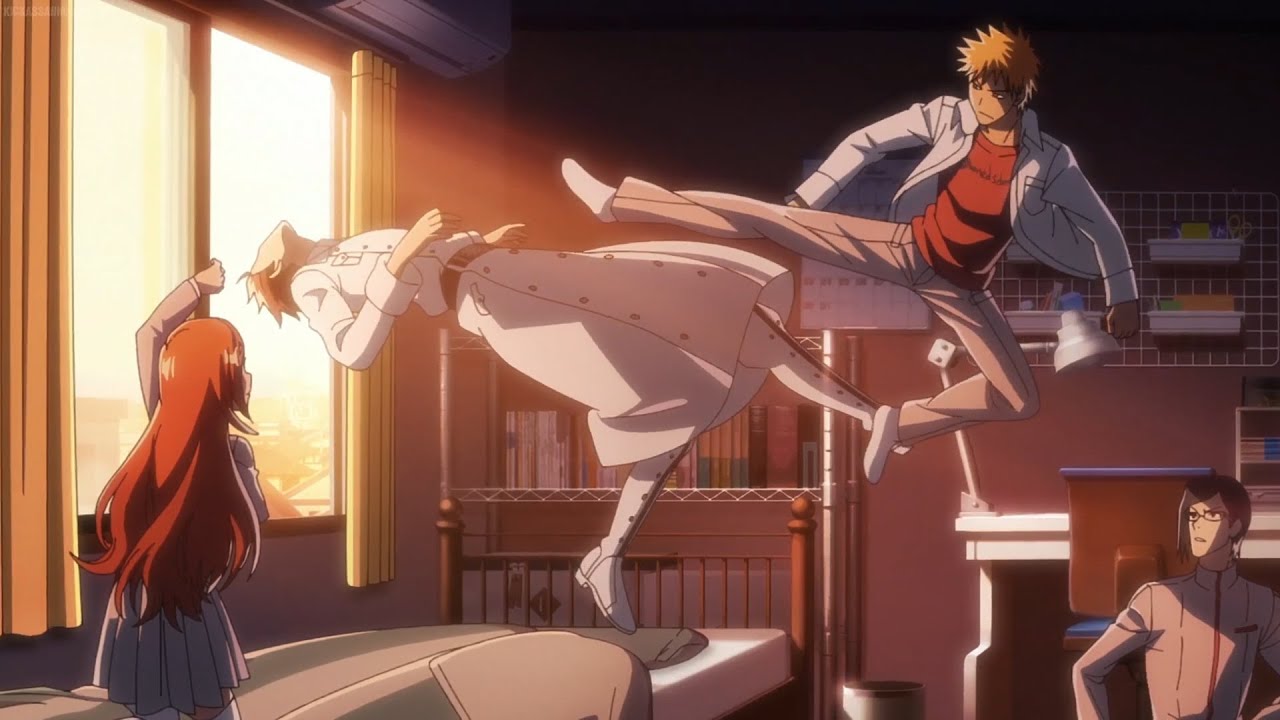 Ebern was kicked out of the window by Ichigo and fainted Ep 1 [ Bleach: Sennen Kessen-hen 2022 ...