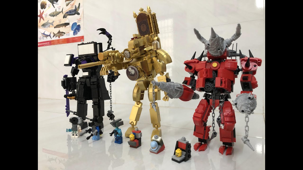Titan Drill man | LEGO Skibidi Toilet Multiverse | Titan máy khoan quá ...