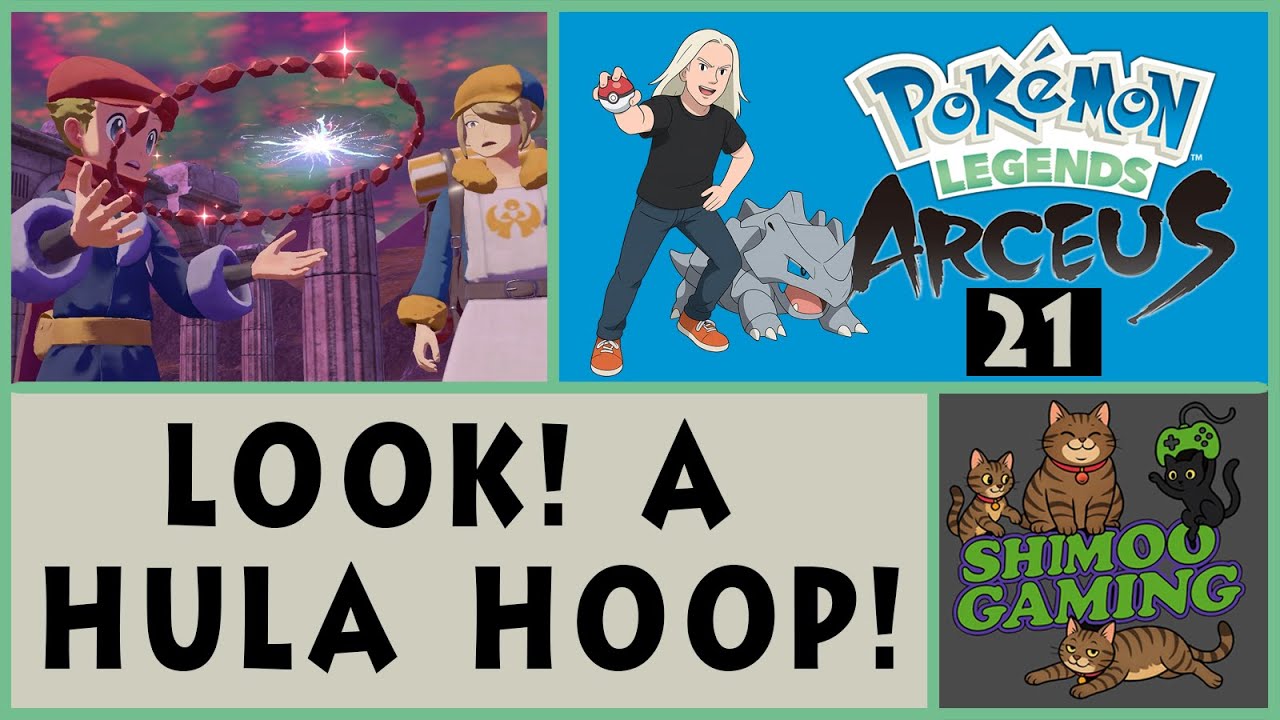 Pokemon Legends - Arceus - Part 21 - LOOK! A HULA HOOP! - YouTube