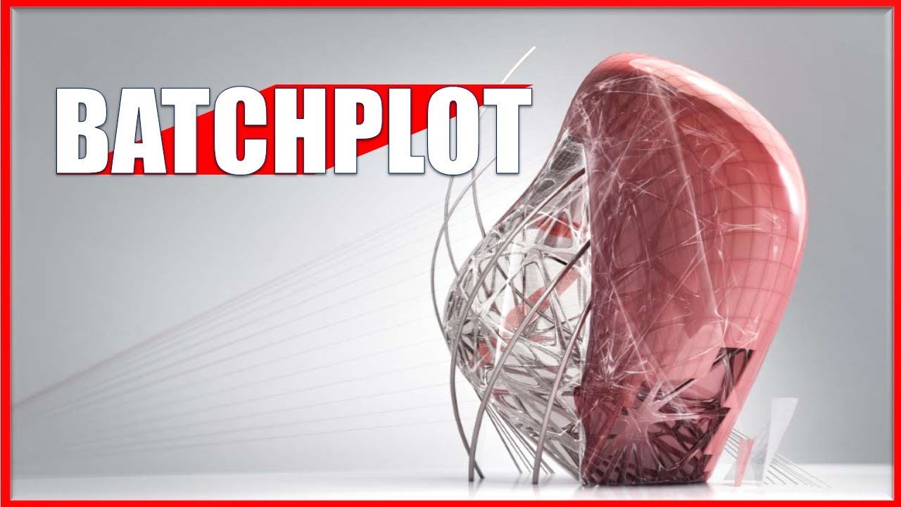 Multiple Drawings in Single PDF File I BATCHPLOT - YouTube