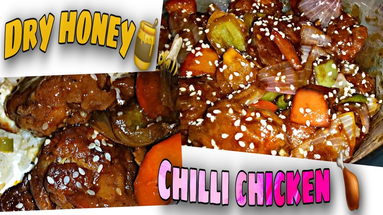 DRY HONEY CHILLI CHICKEN RECIPE | HOW TO MAKE DRY HONEY CHILLI CHICKEN ...