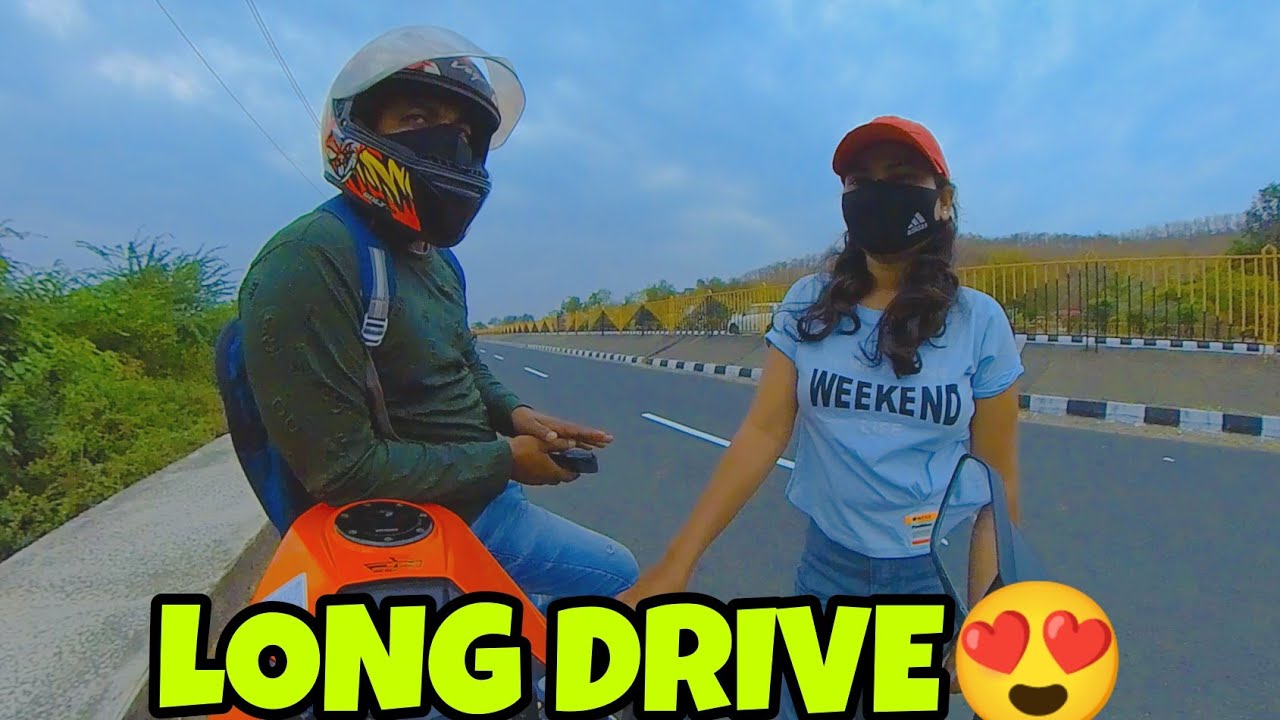 Our First LONG DRIVE 😍😍😍 priya khush ho gyi🥰🥰 aj to maja hi agya #ktm # ...