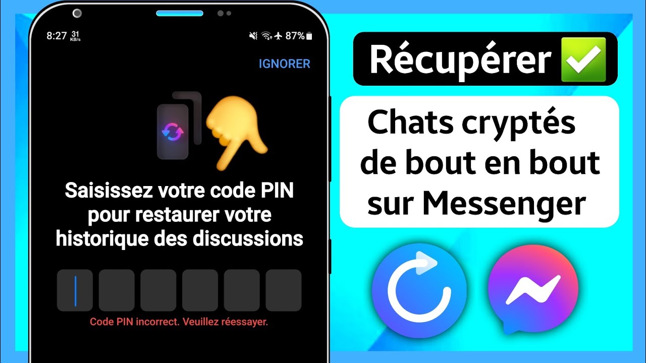 Comment réinitialiser le code PIN de chat crypté de bout en bout sur ...