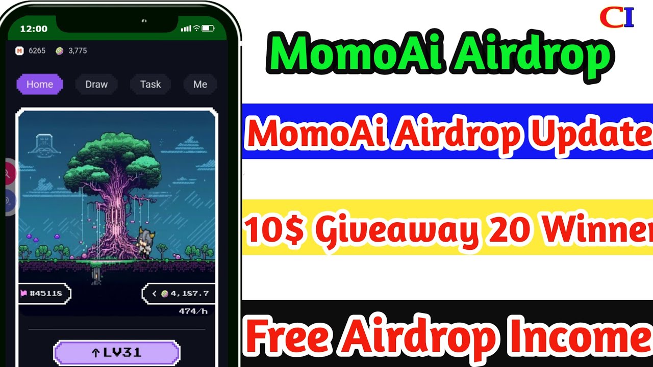 MomoAi Airdrop Update || 10$ Sol Giveaway || Momo Airdrop ...