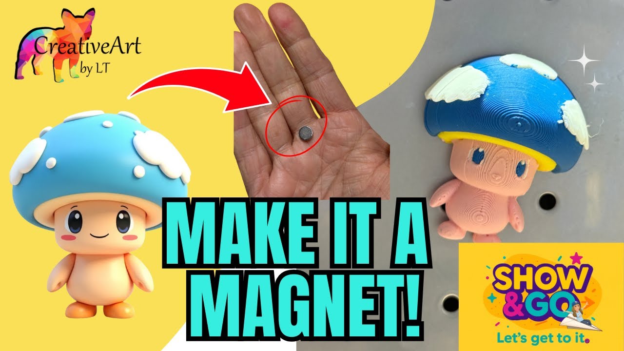 Make It A Magnet Turn Any 3D Print into a Fridge Magnet in Bambu Studio ...